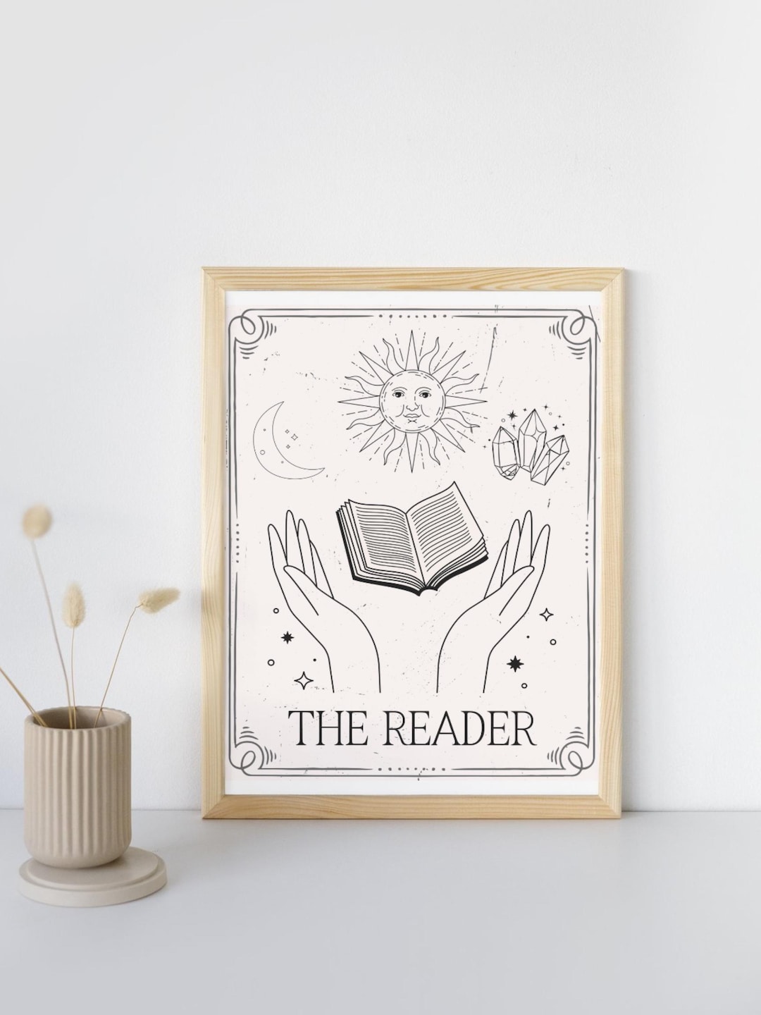 The Reader Tarot Card Print | Digital Download - Etsy