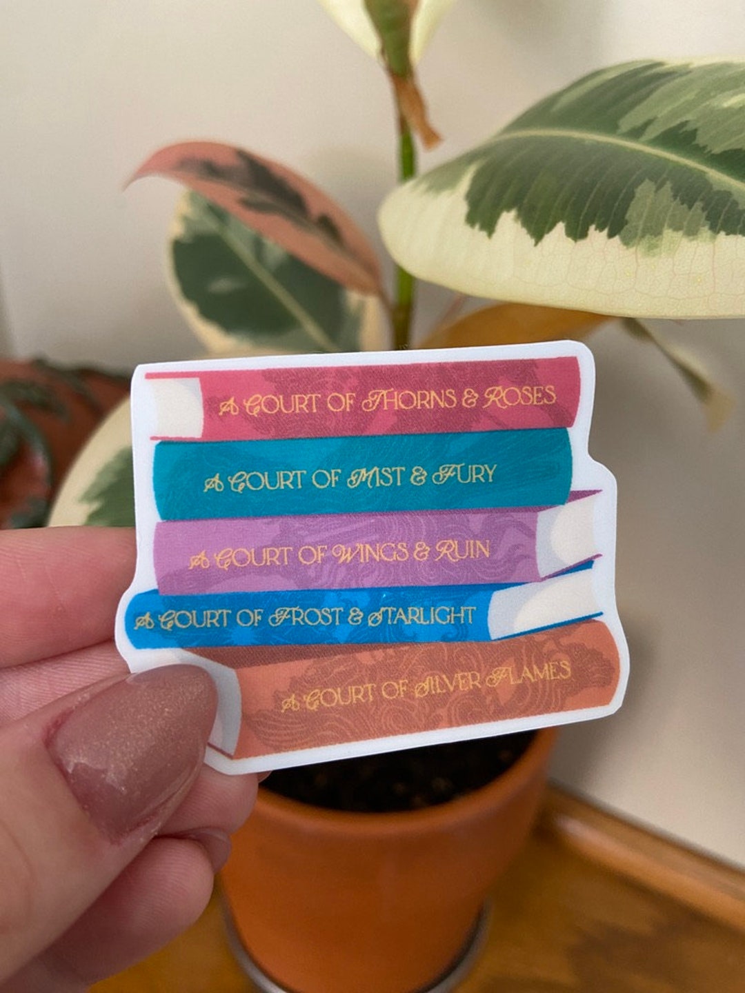 ACOTAR Book Stack Sticker - Etsy