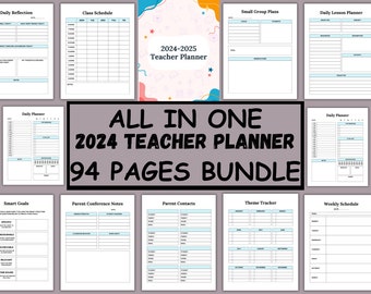 Ultimate 2024 - 2025 Teacher Planner Set for Effortless Organization ...