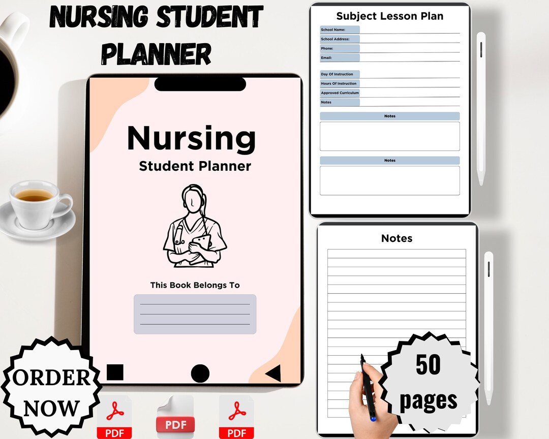 Nursing Student Planner: Comprehensive Organizer for Successful Student ...