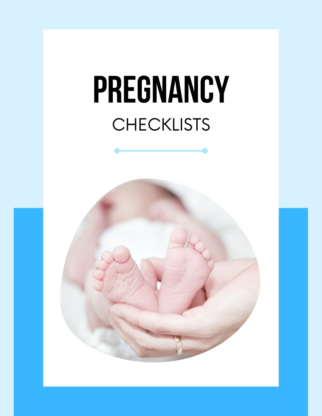 Printable Pregnancy Checklists Planner, Prenatal Care, Baby Prep ...