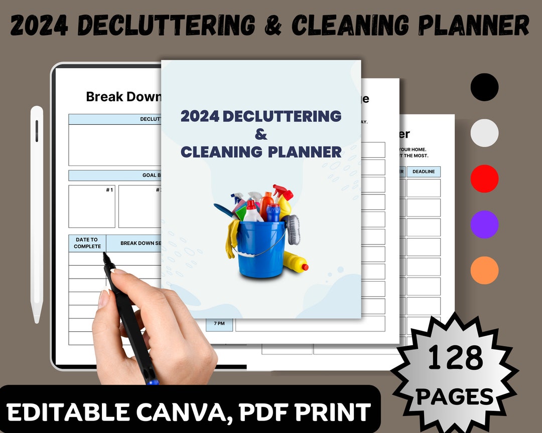 Minimalist Home Organization Bundle, Efficient Cleaning and ...