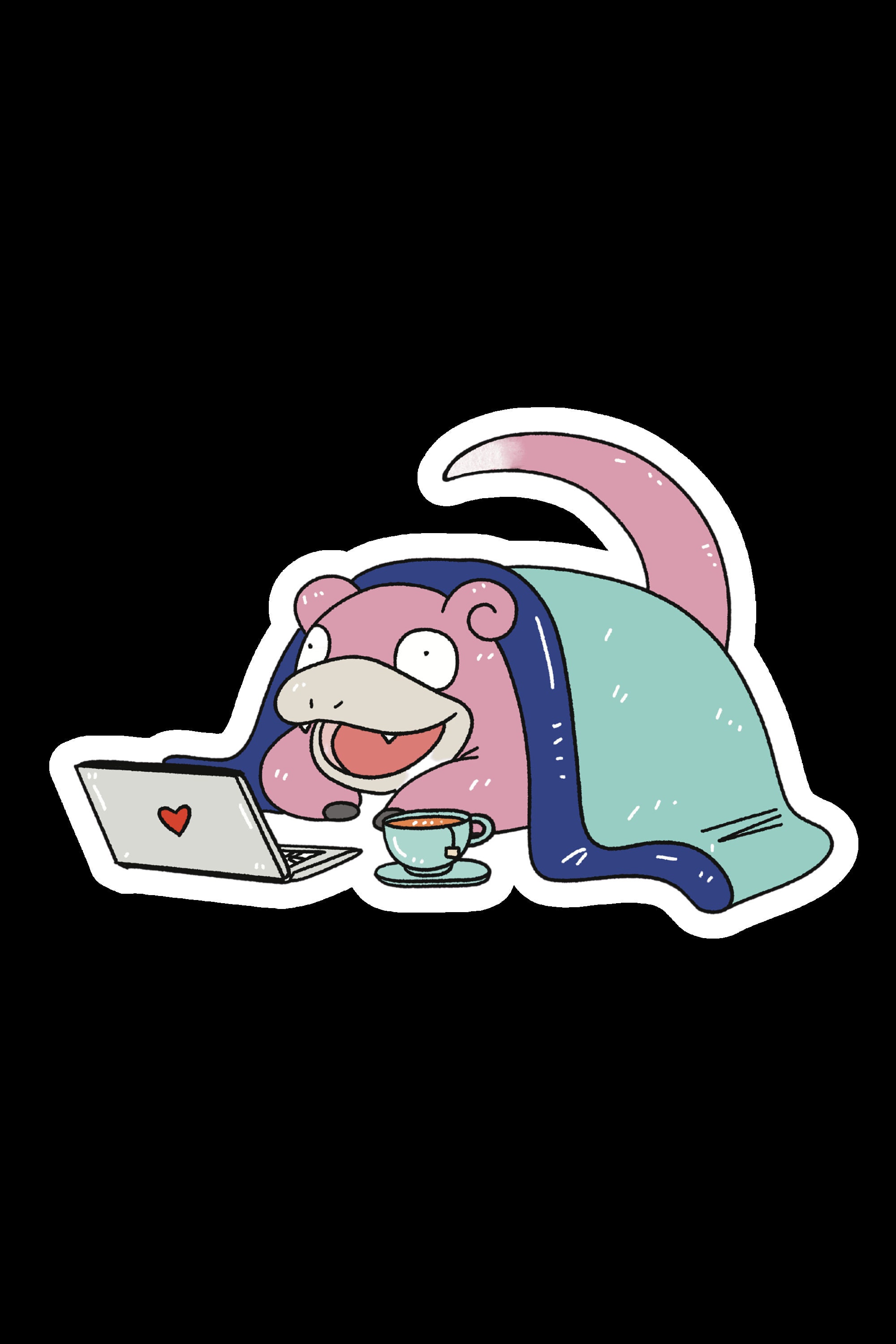 Slowpoke and Chill 3 Vinyl Sticker - Etsy