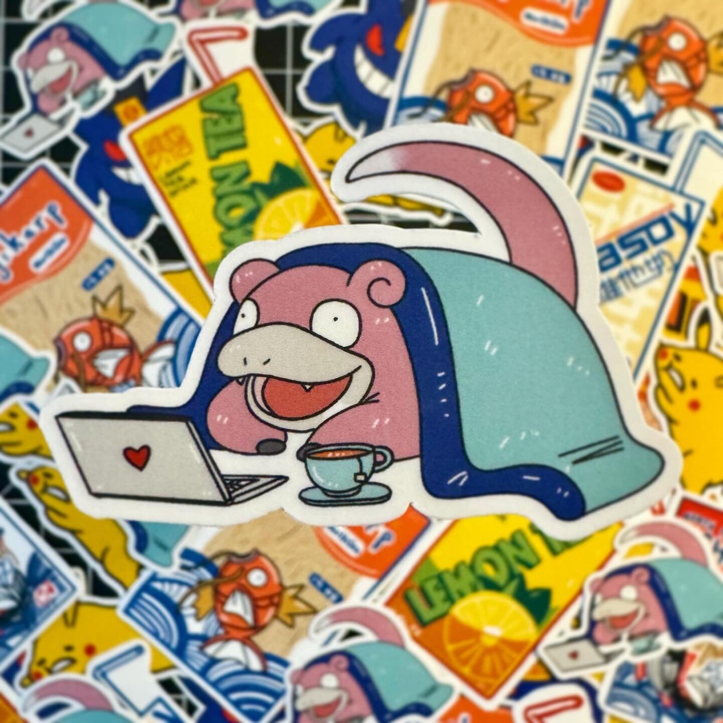 Slowpoke and Chill 3 Vinyl Sticker - Etsy