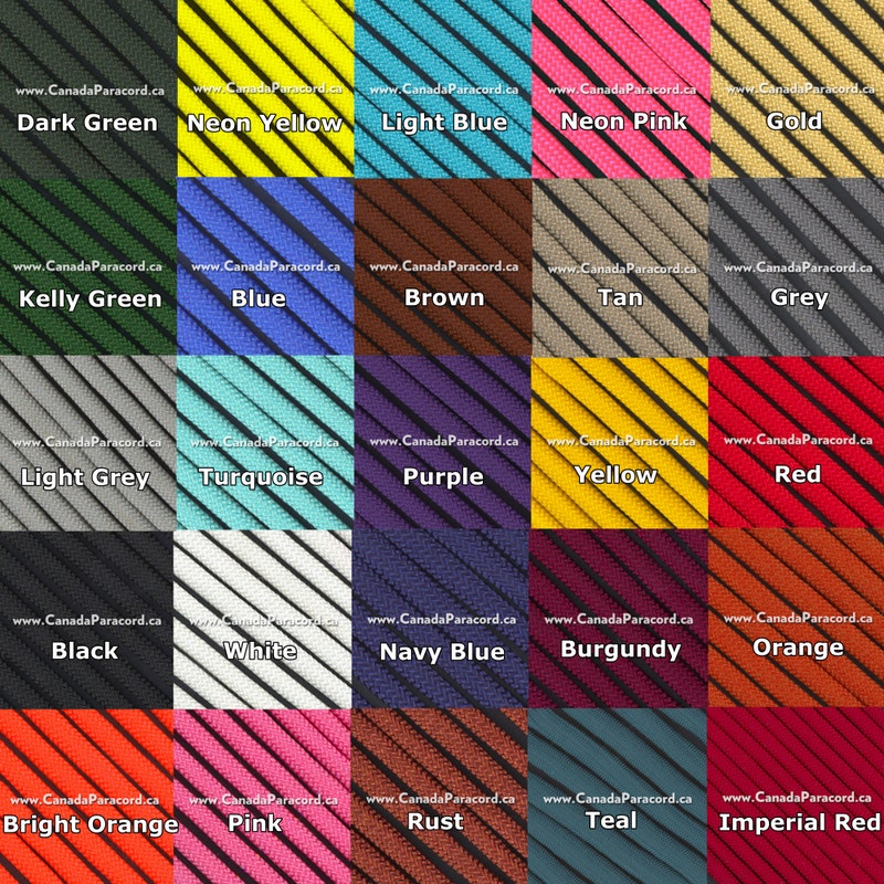 550 Paracord - Etsy