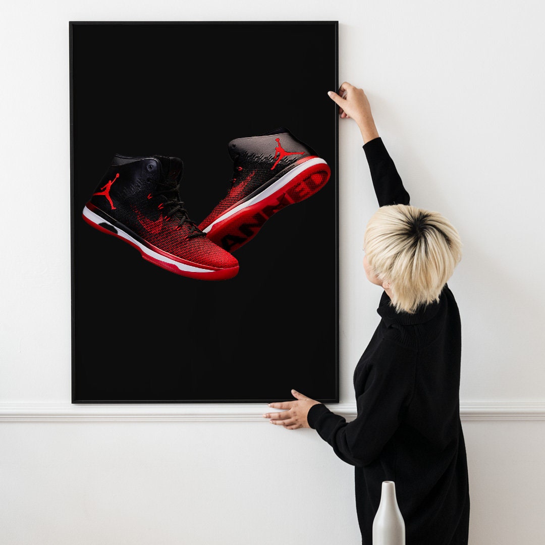 Nike Poster Motivational Quote BLACK DESIGN, Just Do It Poster, Set of ...