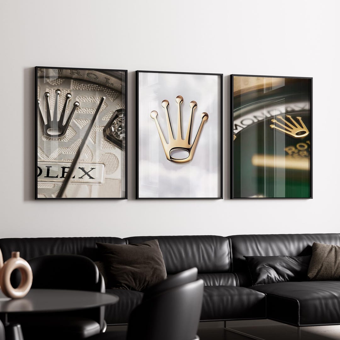 Rolex Watch Design Wall Poster High-quality Digital Art for Luxury ...