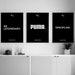 Puma Poster Motivational Quote BLACK DESIGN, Puma Poster, Set of 3 Puma ...