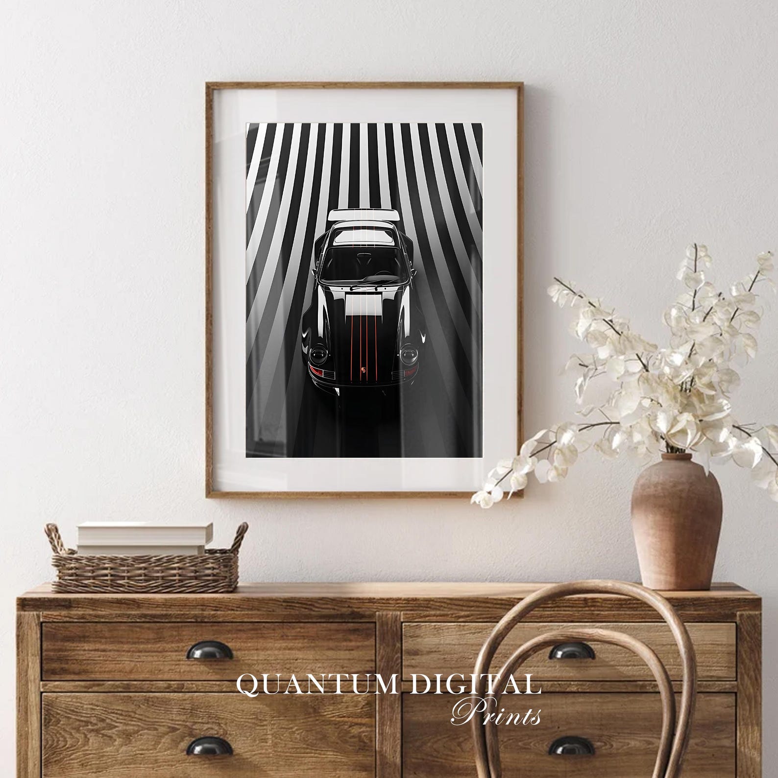 Set of 3 Porsche 911 Wall Art Designs Stylish Digital Prints for Car ...