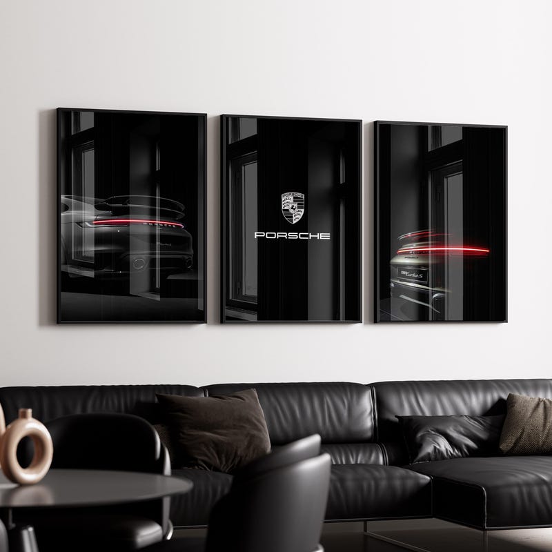 Porsche Art - Etsy