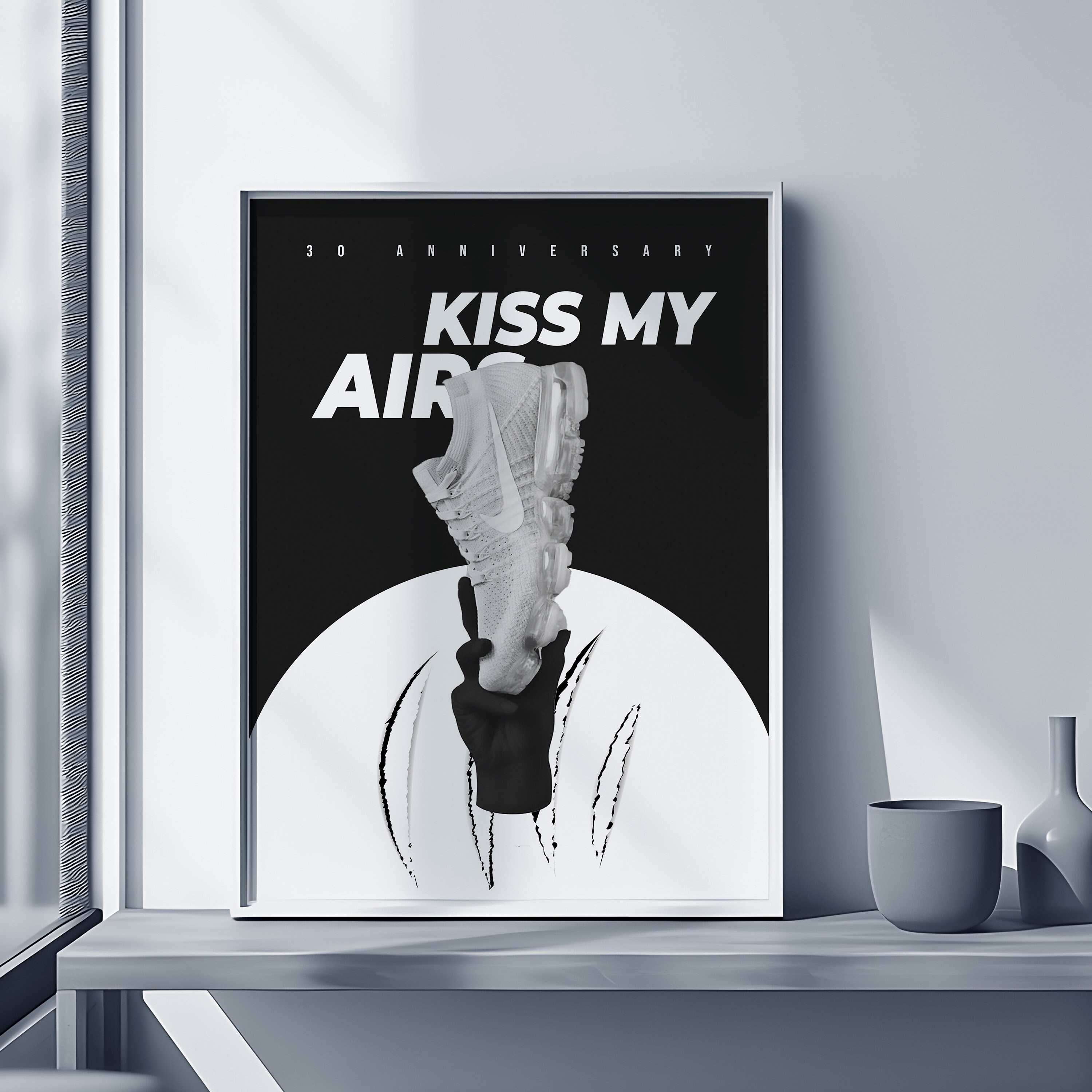 Nike Poster Motivational Quote BLACK DESIGN, Just Do It Poster, Set of ...