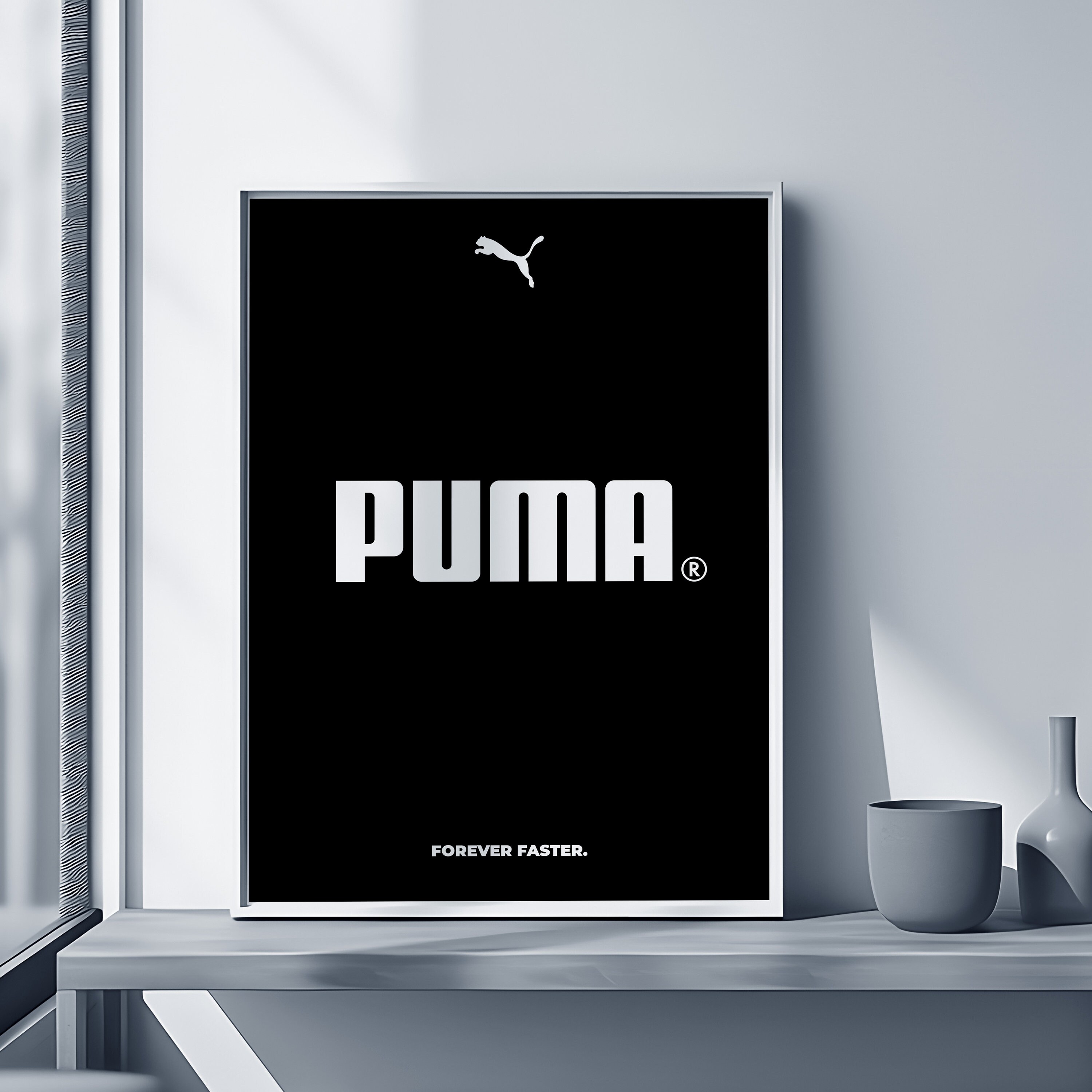 Puma Poster Motivational Quote BLACK DESIGN, Puma Poster, Set of 3 Puma ...