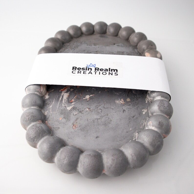 Eco Resin Oval Bubble Trinket Tray - Etsy