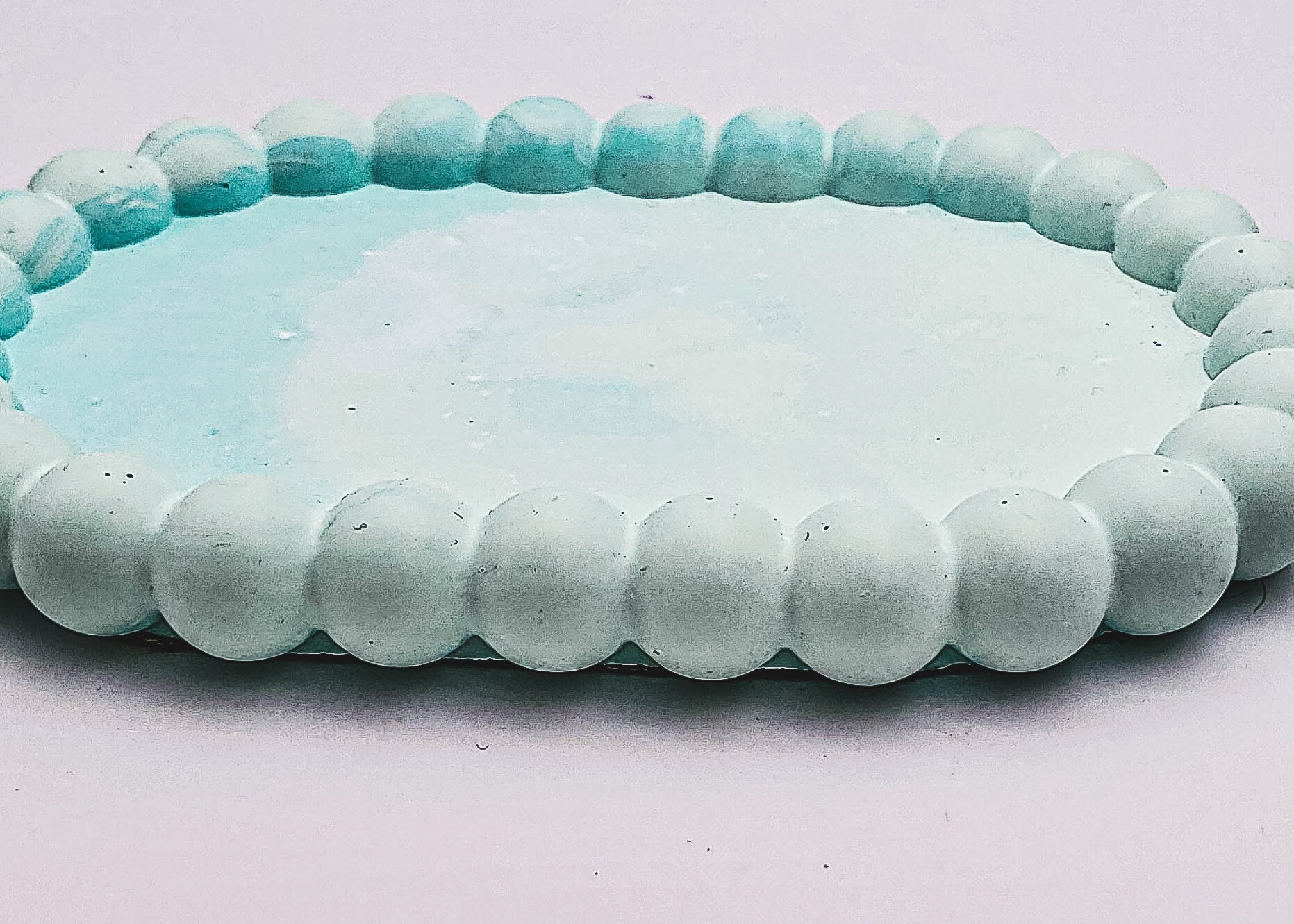 Eco Resin Oval Bubble Trinket Tray - Etsy