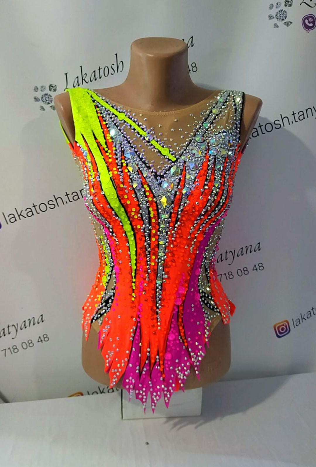 Custom Made Girl's Rhythmic Gymnastics Leotard - Etsy