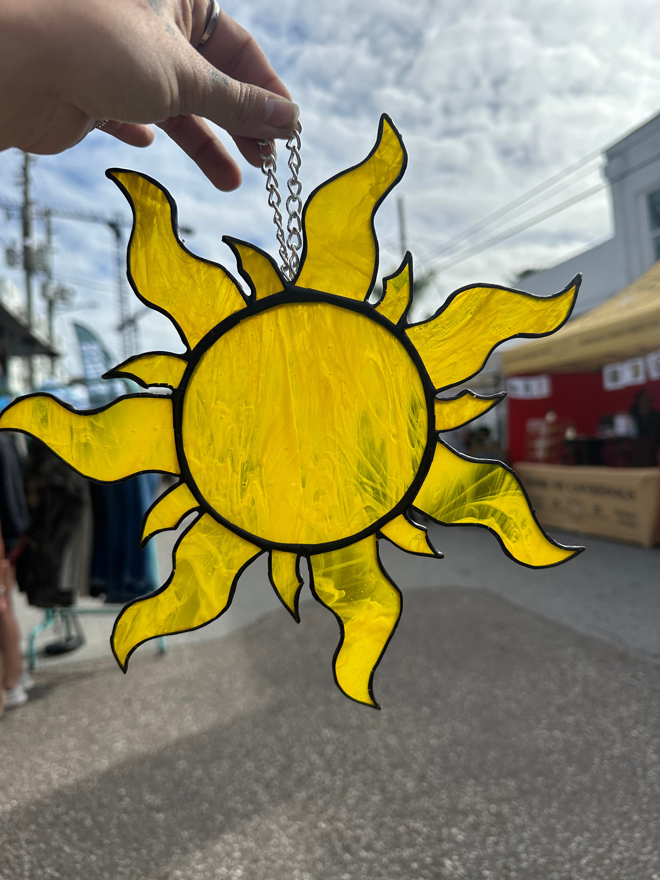 Stained Glass Sun - Etsy