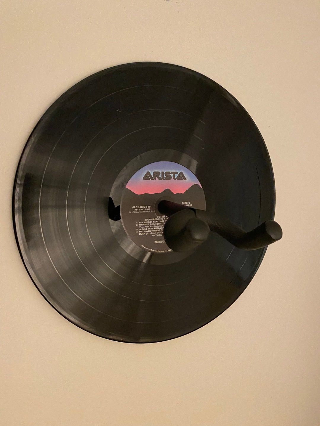 Vinyl Record Wall Mount for Guitars With LED Backlighting - Etsy
