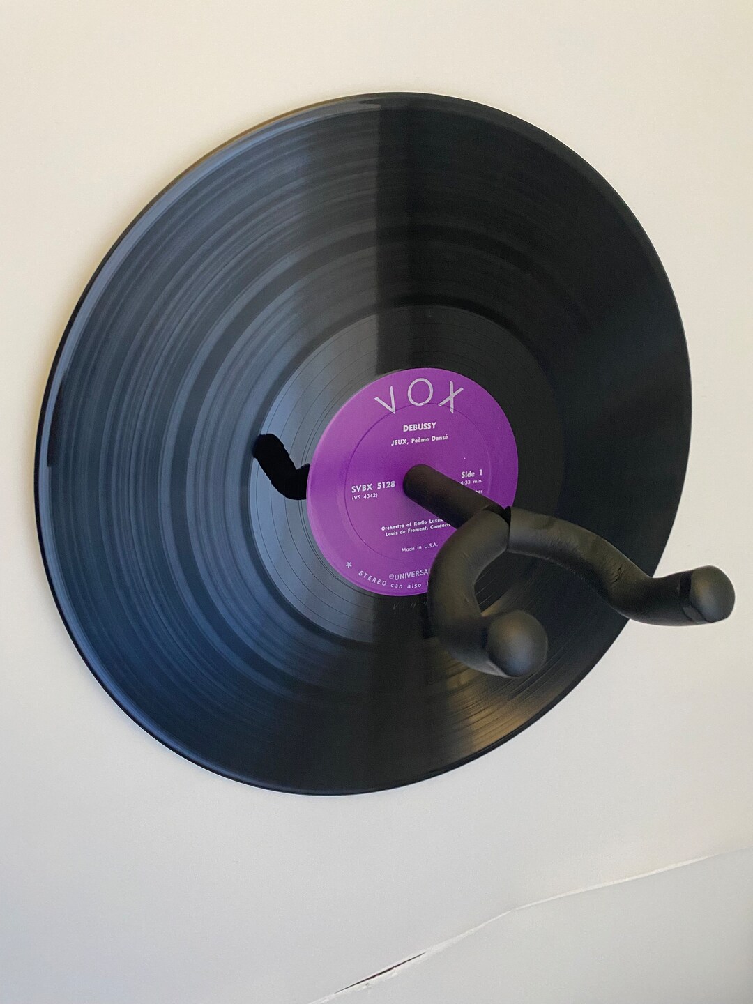 VOX Record Purple Label Guitar Wall Mount With LED Backlighting, Vinyl ...