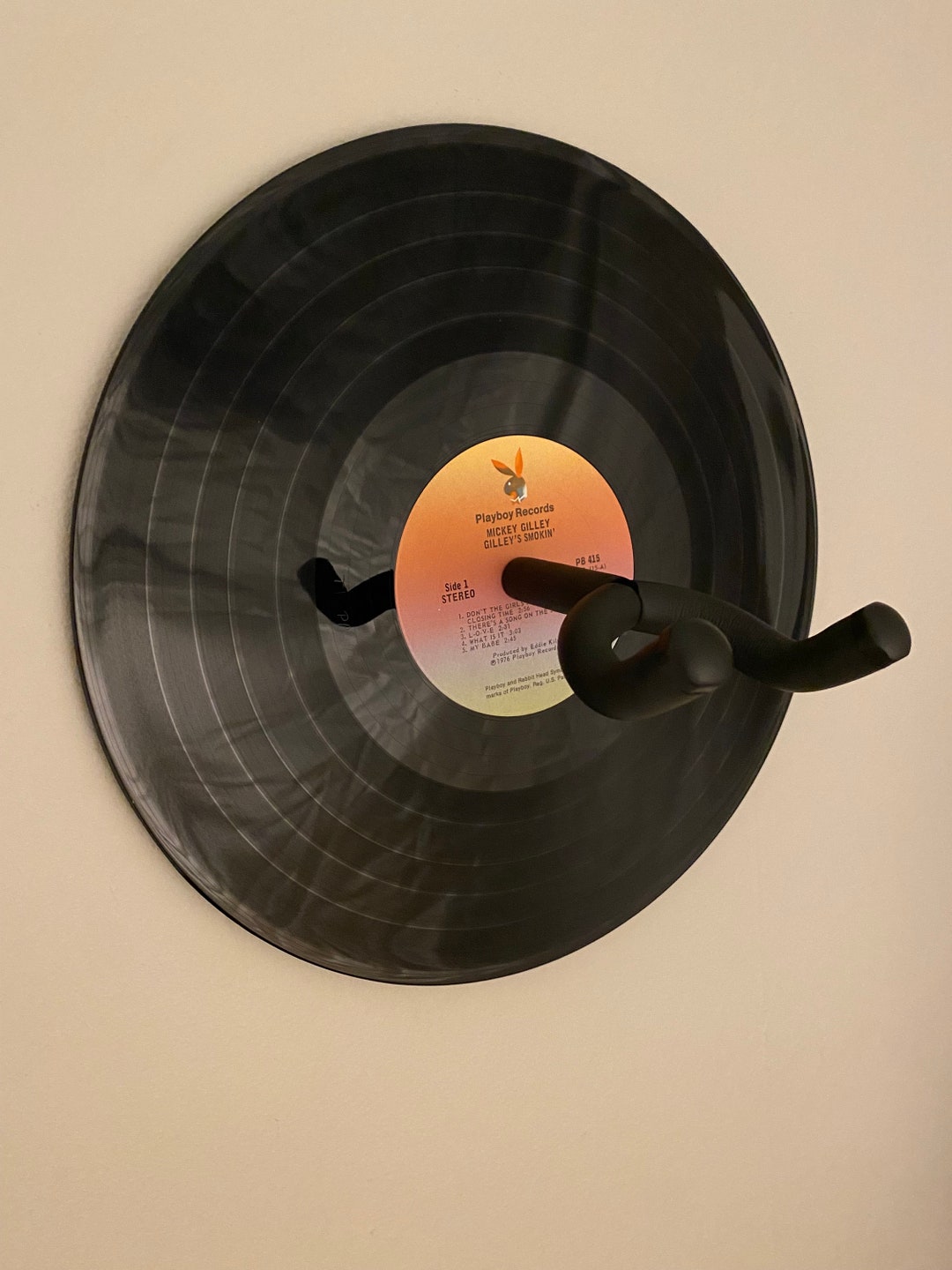 Vinyl Record Wall Mount for Guitars With LED Backlighting - Etsy