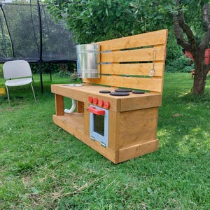 Woodworking Plans for Building Mud Kitchen, PDF Plans for Mud Kitchen ...