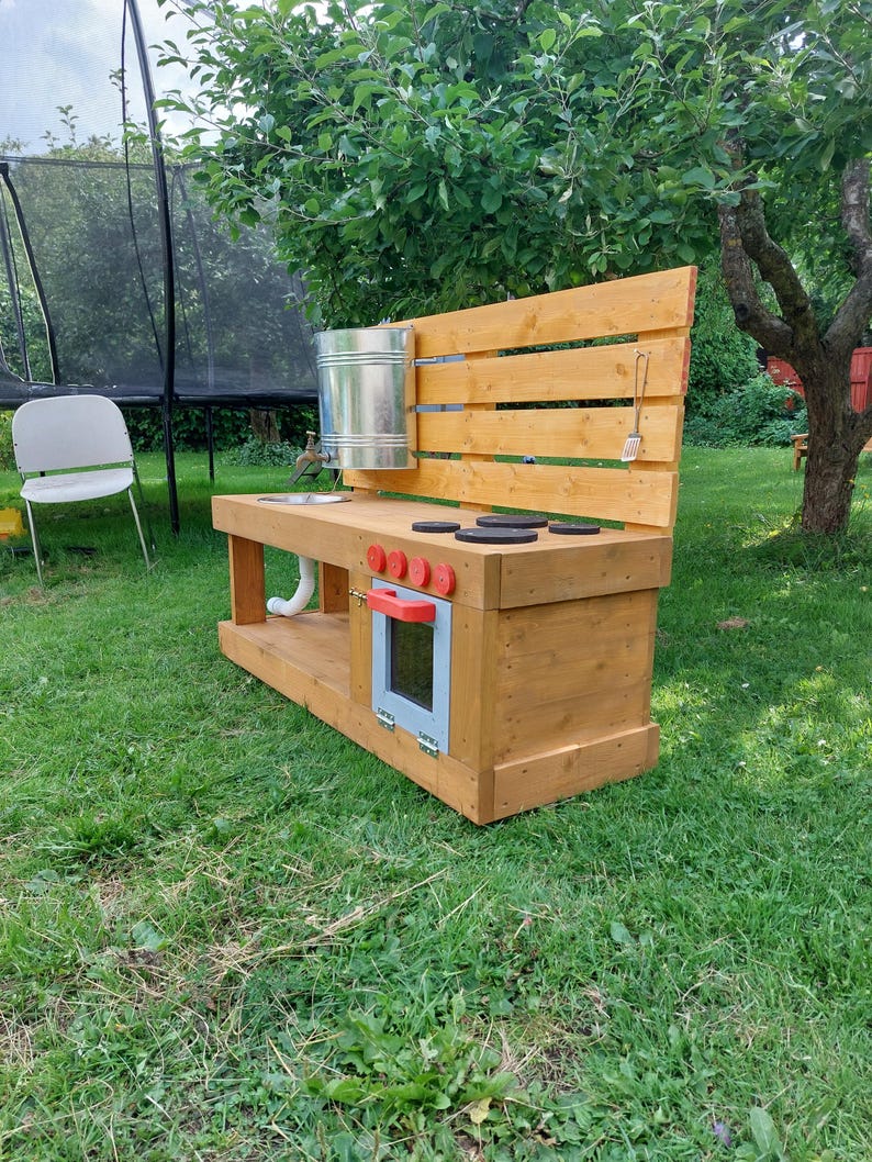 Woodworking Plans for Building Mud Kitchen, PDF Plans for Mud Kitchen ...