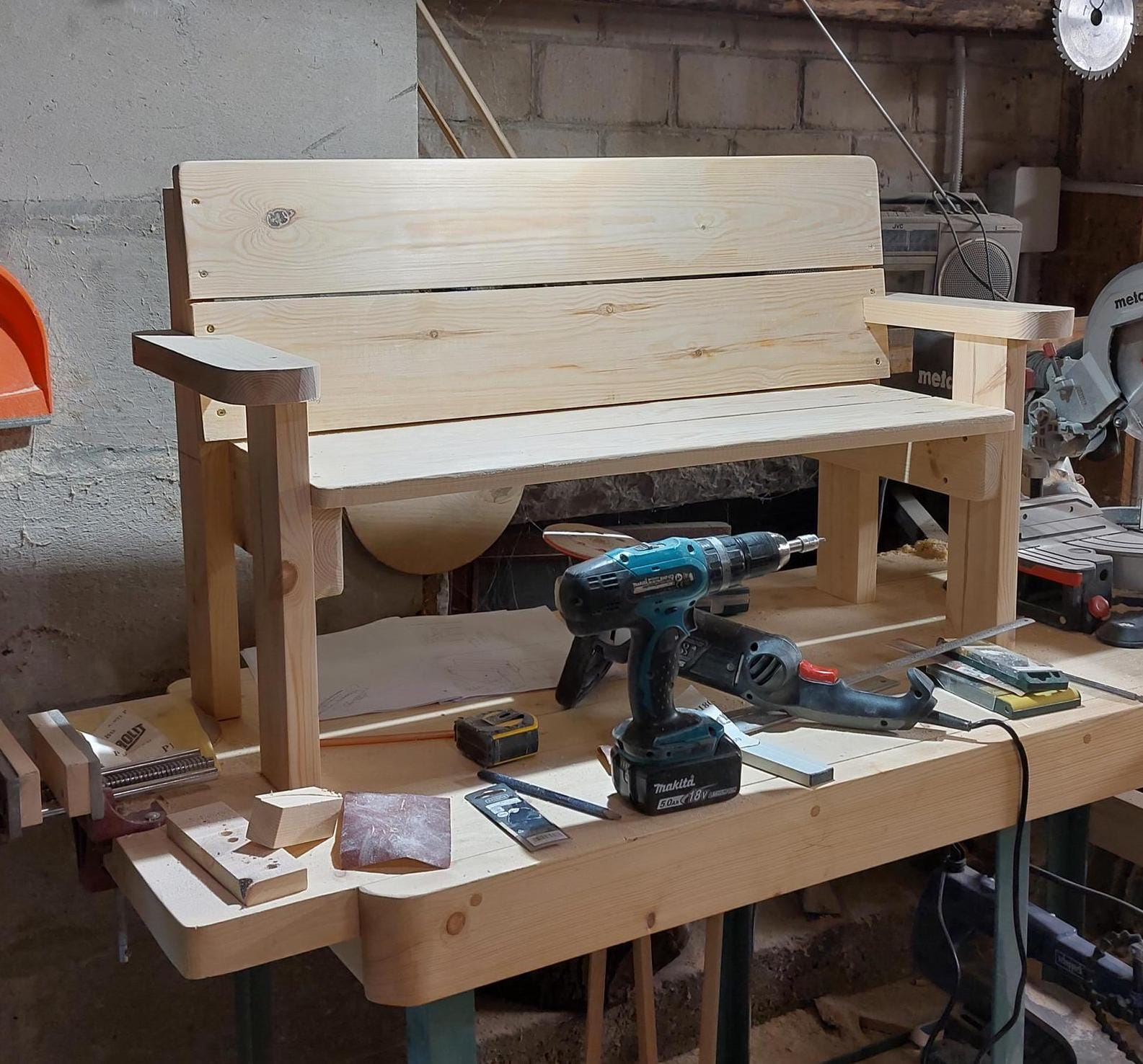 Kids Bench Woodworking Plans, PDF Plans in Imperial Measures. Children ...