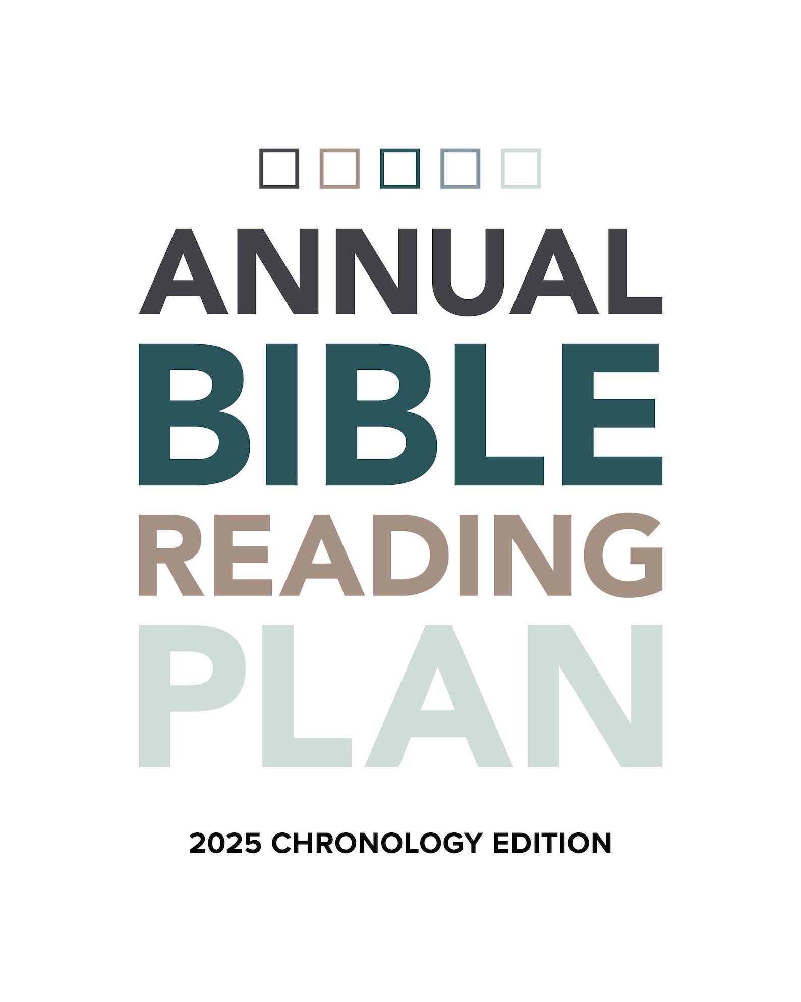 Bible Reading Plan - 2025 Chronology Edition | One Year Bible Plan ...