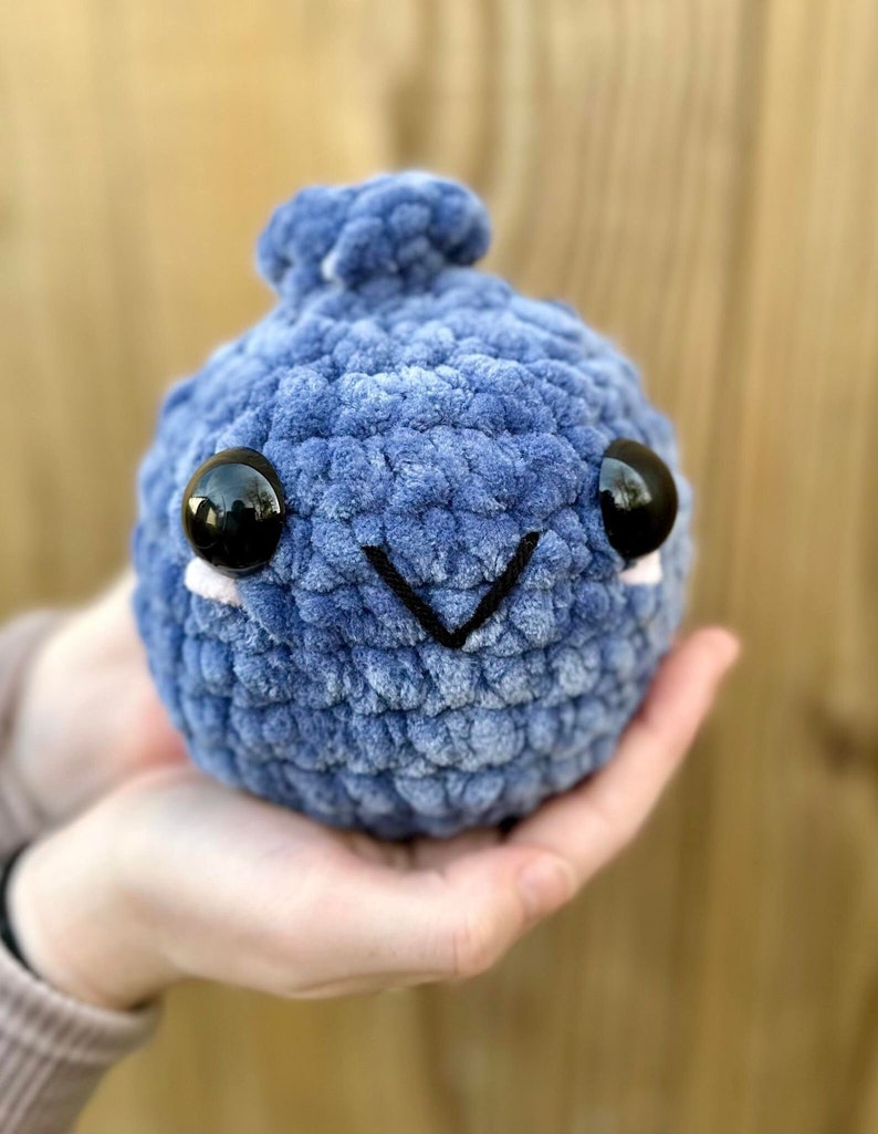 Cute Crochet Blueberry Amigurumi - Etsy