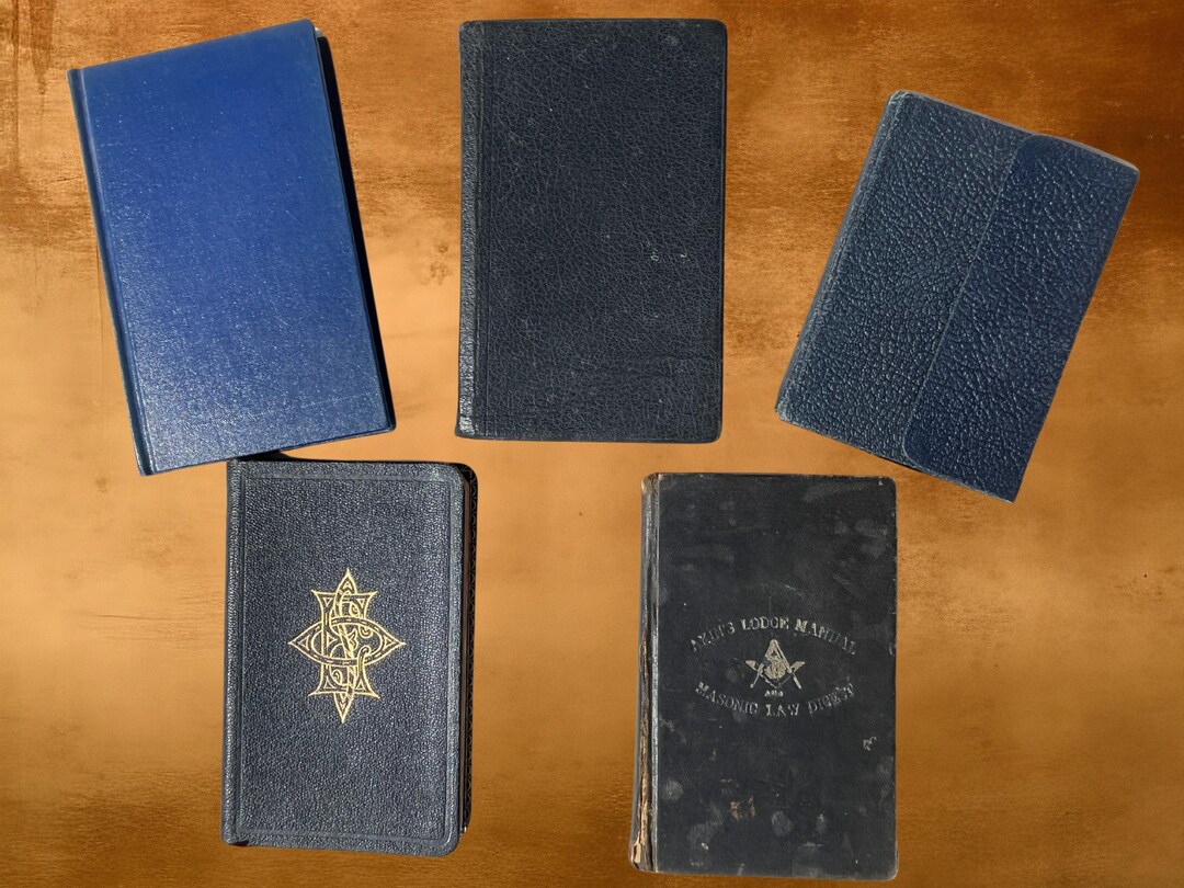 Vintage Freemason Book Lot - Etsy
