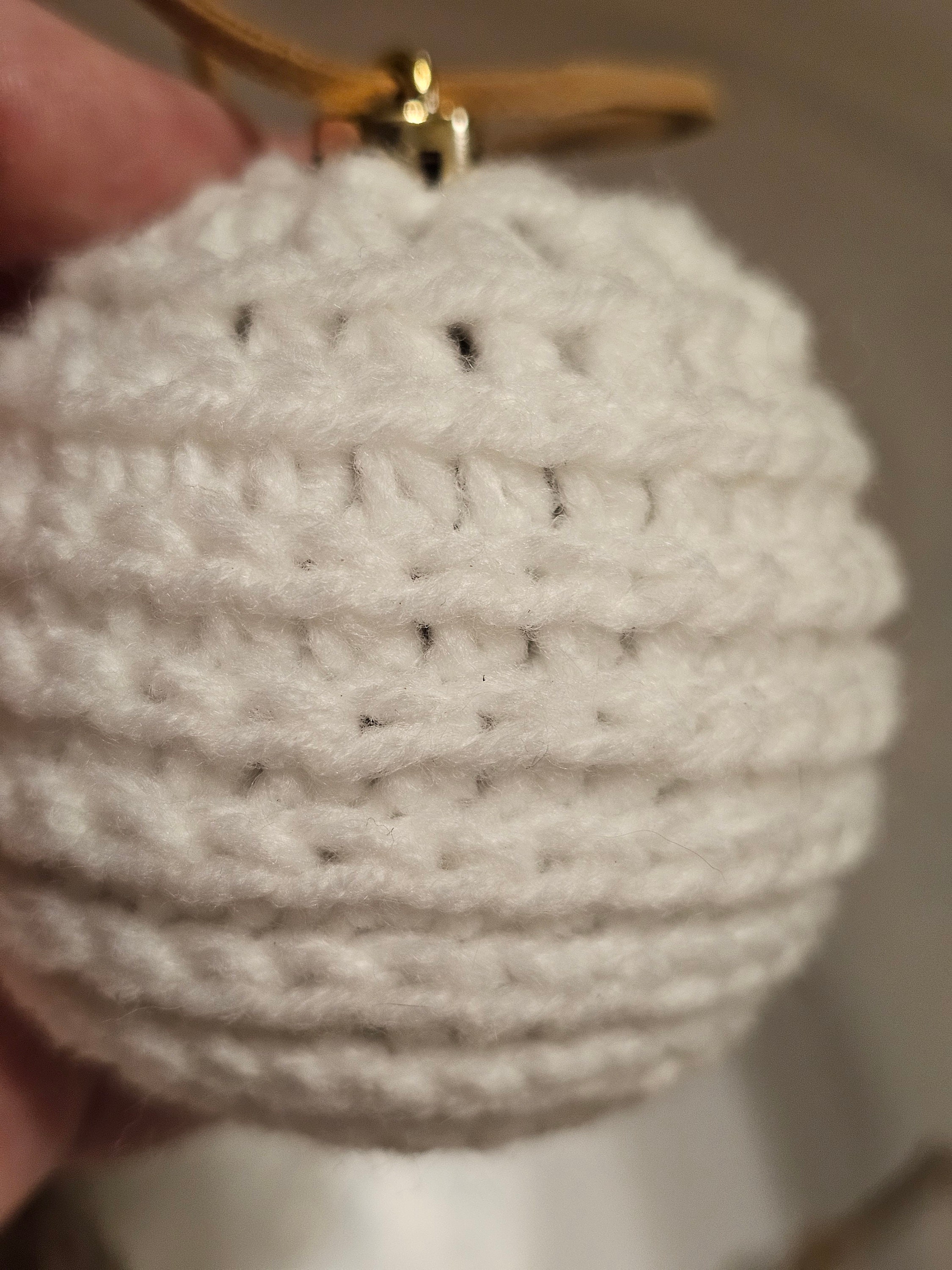 Neutral Rustic Christmas Baubles - Etsy