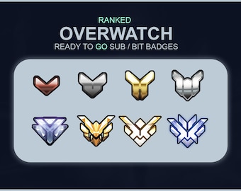 Rainbow Six Siege RANKED - Sub/bit Badges - Ready to Use! - Etsy