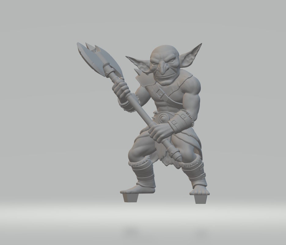 Goblins Miniature Pack 6 Minis for Tabletop Role Play Games 28mm Scale ...