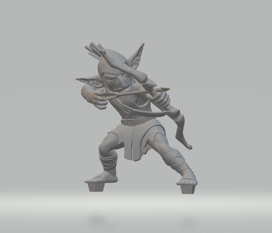 Goblins Miniature Pack 6 Minis for Tabletop Role Play Games 28mm Scale ...