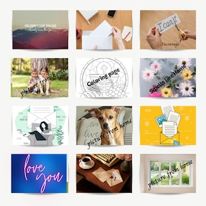Open When College Envelopes, Cards and Letters in a Bundled Kit Include ...