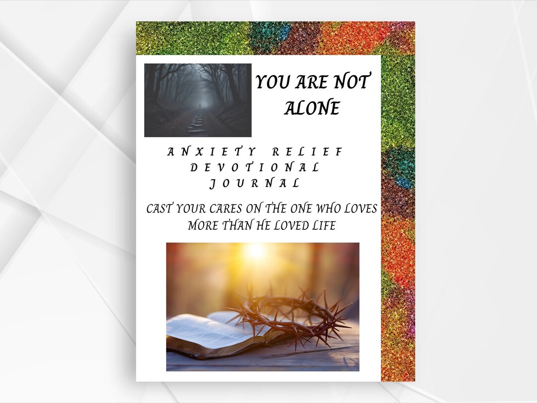 Anxiety Relief Christian Journal With Scripture Prompts (digital ...