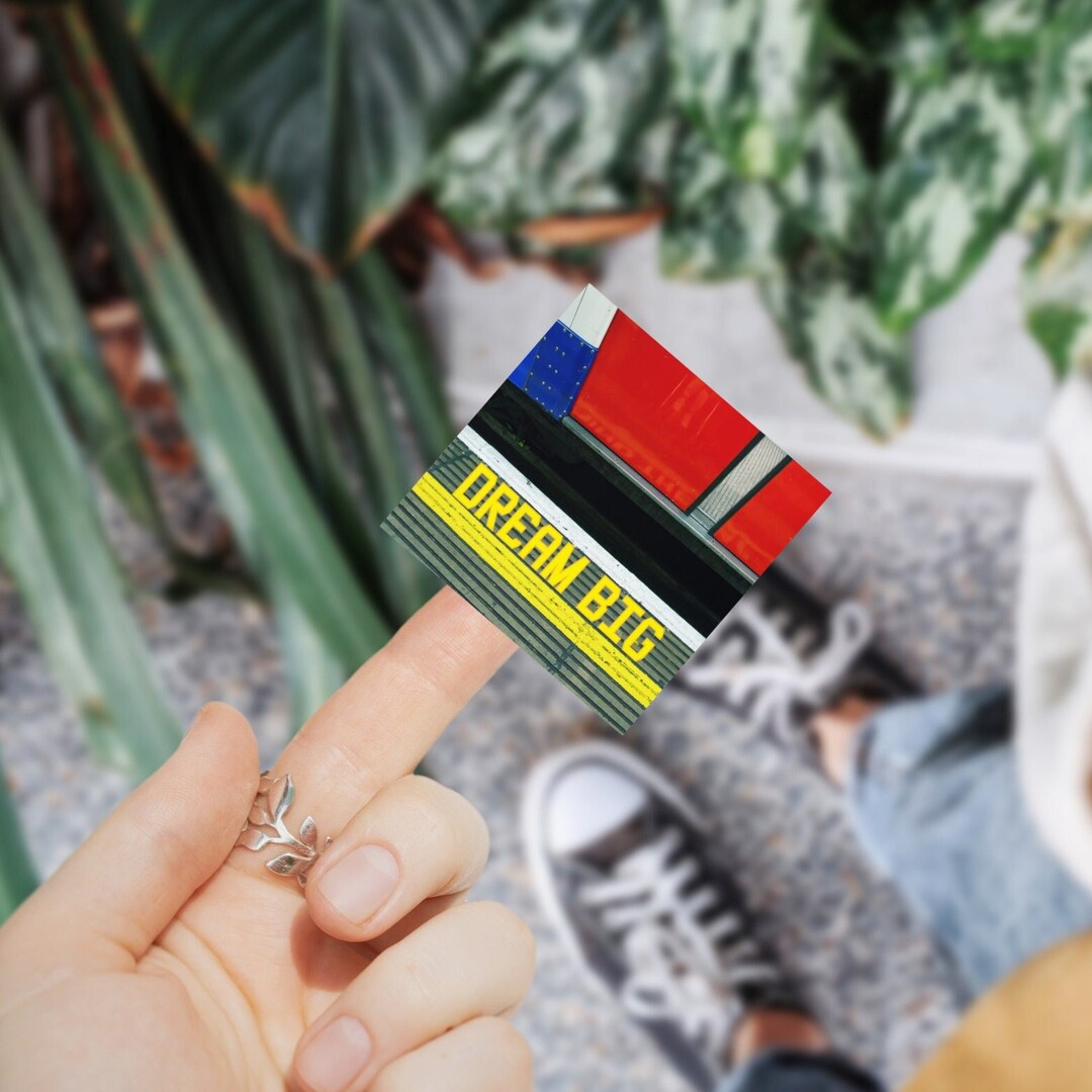 Dream Big Ambition Positivity Sticker, Career Goals Entrepreneur Decal ...