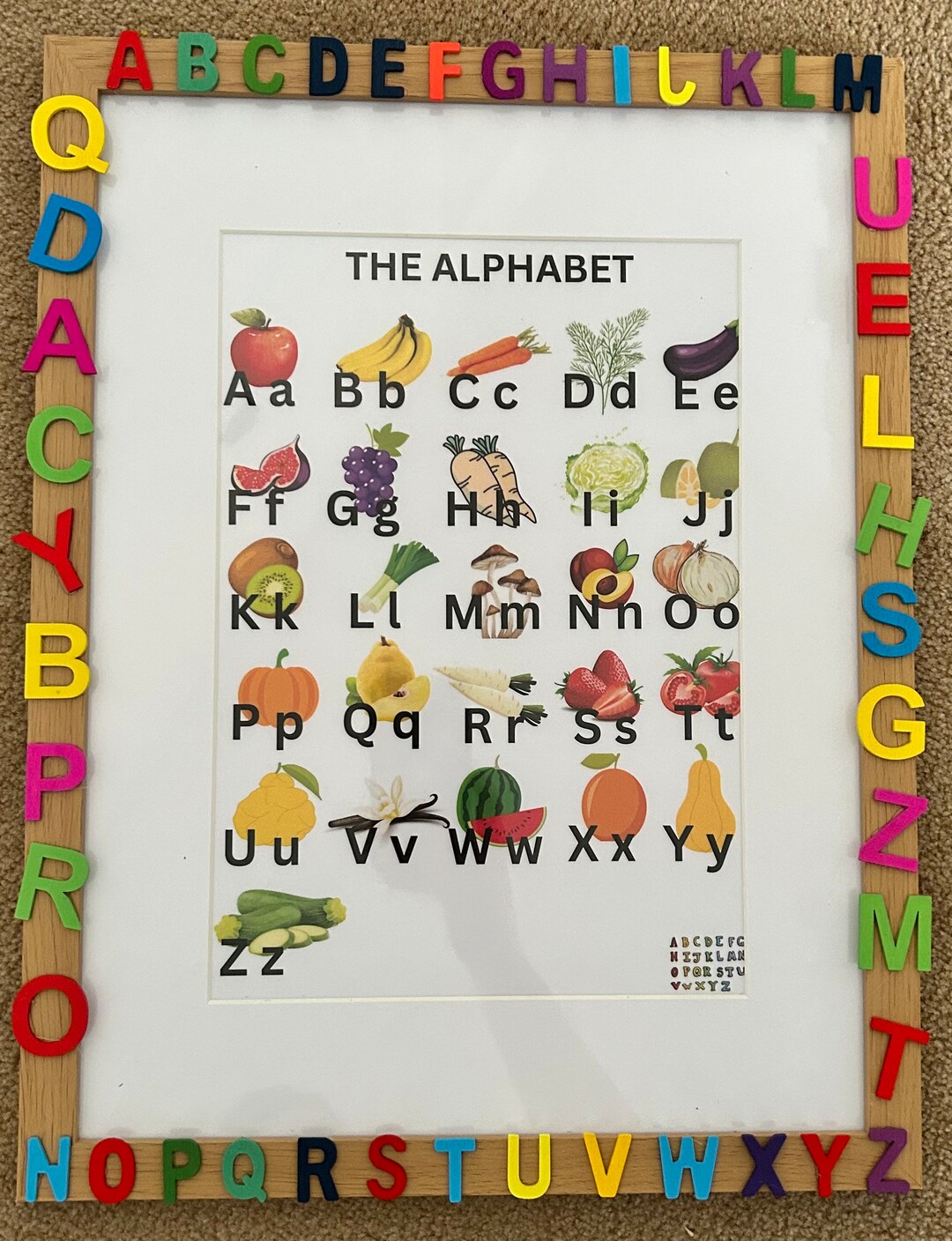 Alphabet Frame - Etsy