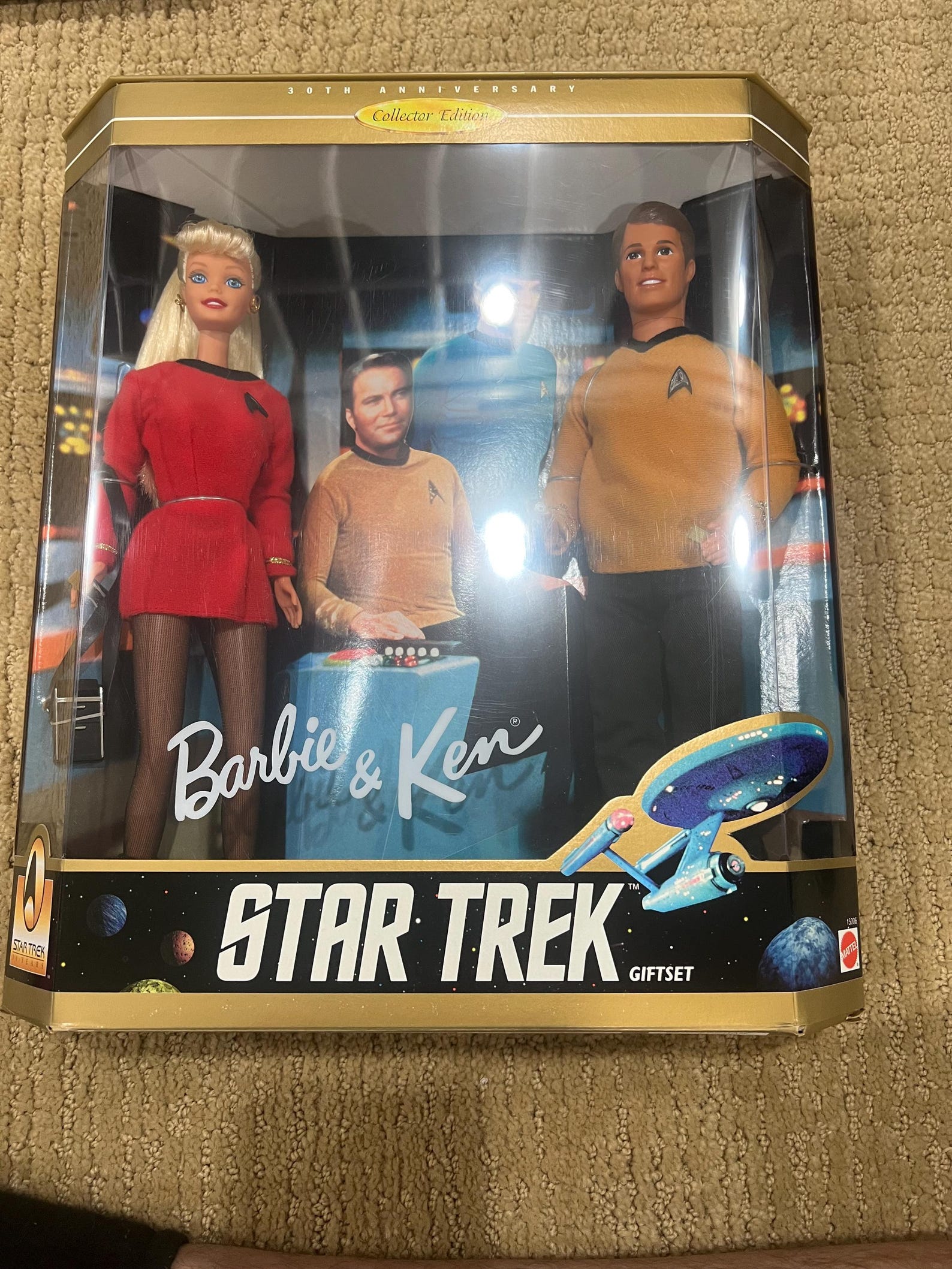 Barbie and Ken Star Trek Gift Set 1996 30th Anniversary Collector Ed ...