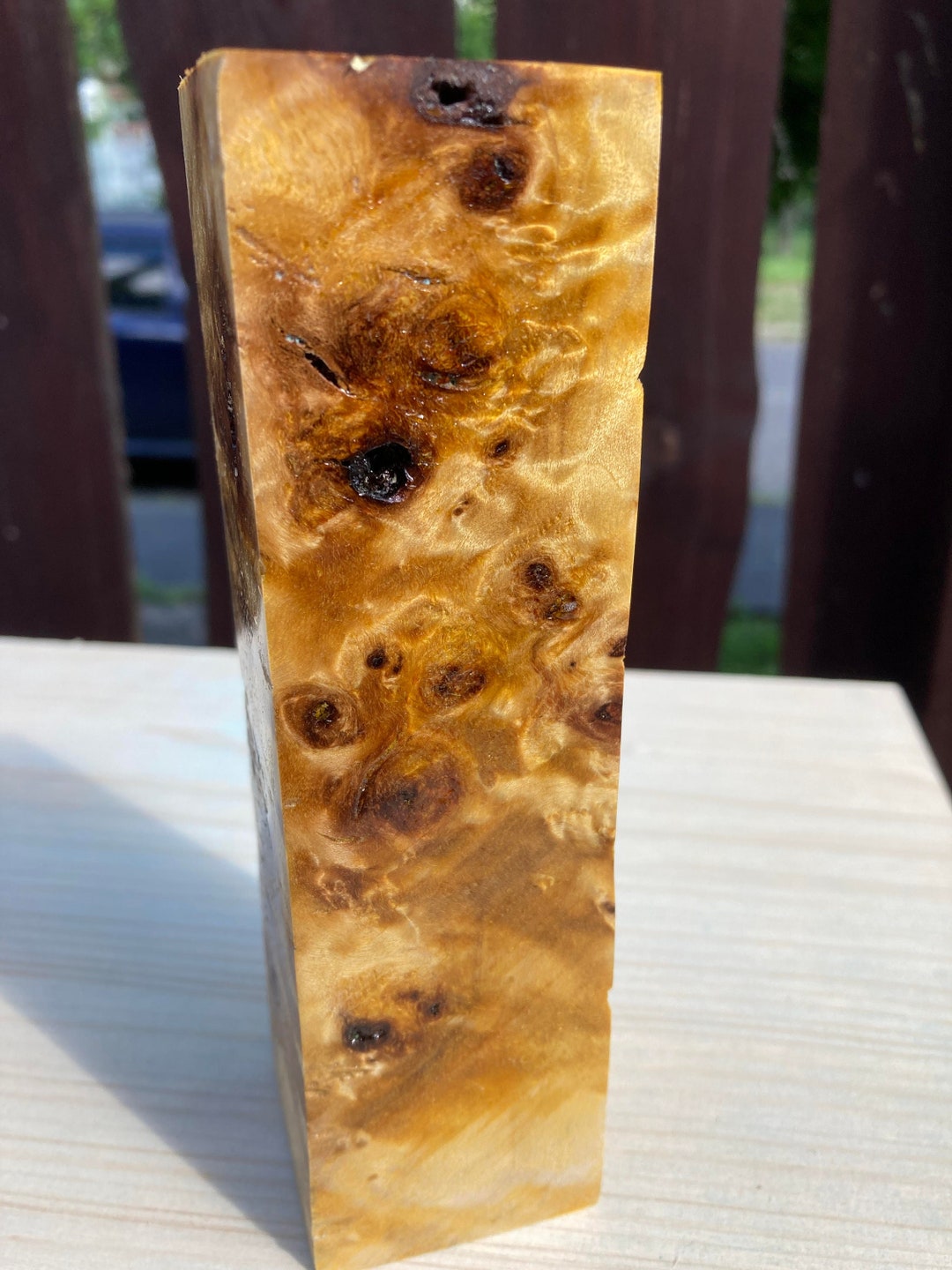 Stabilized Poplar Burl Wood Blocks - Etsy