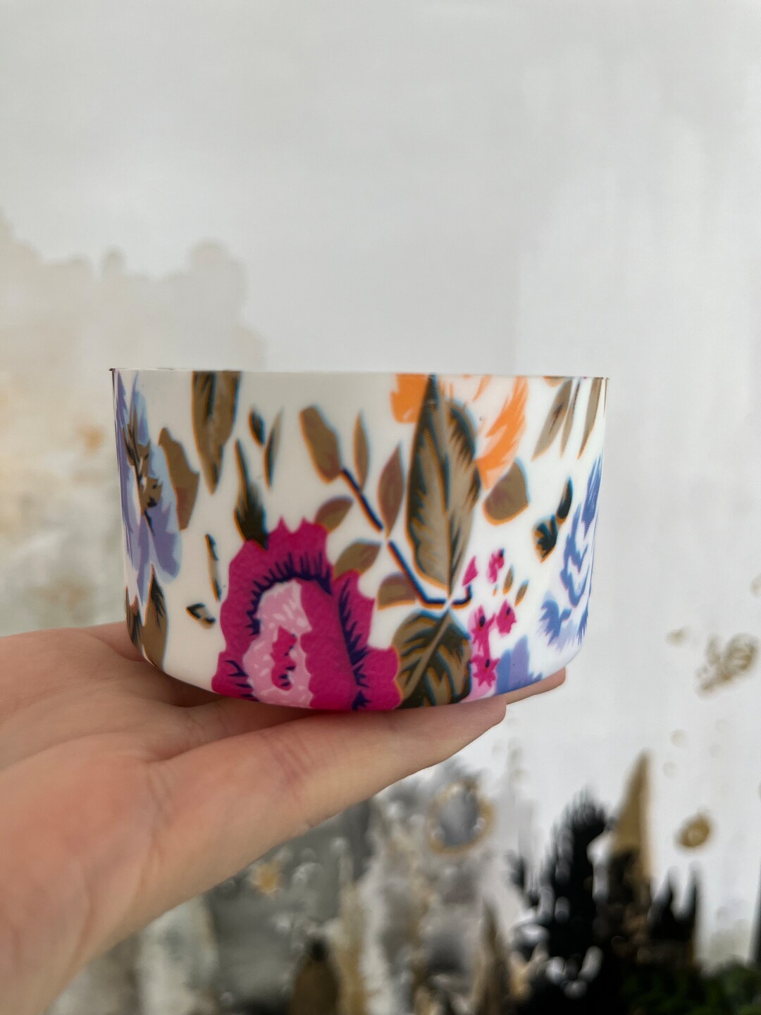 FLORAL Super Soft Silicone Boot for Popular Water Bottle Styles ...