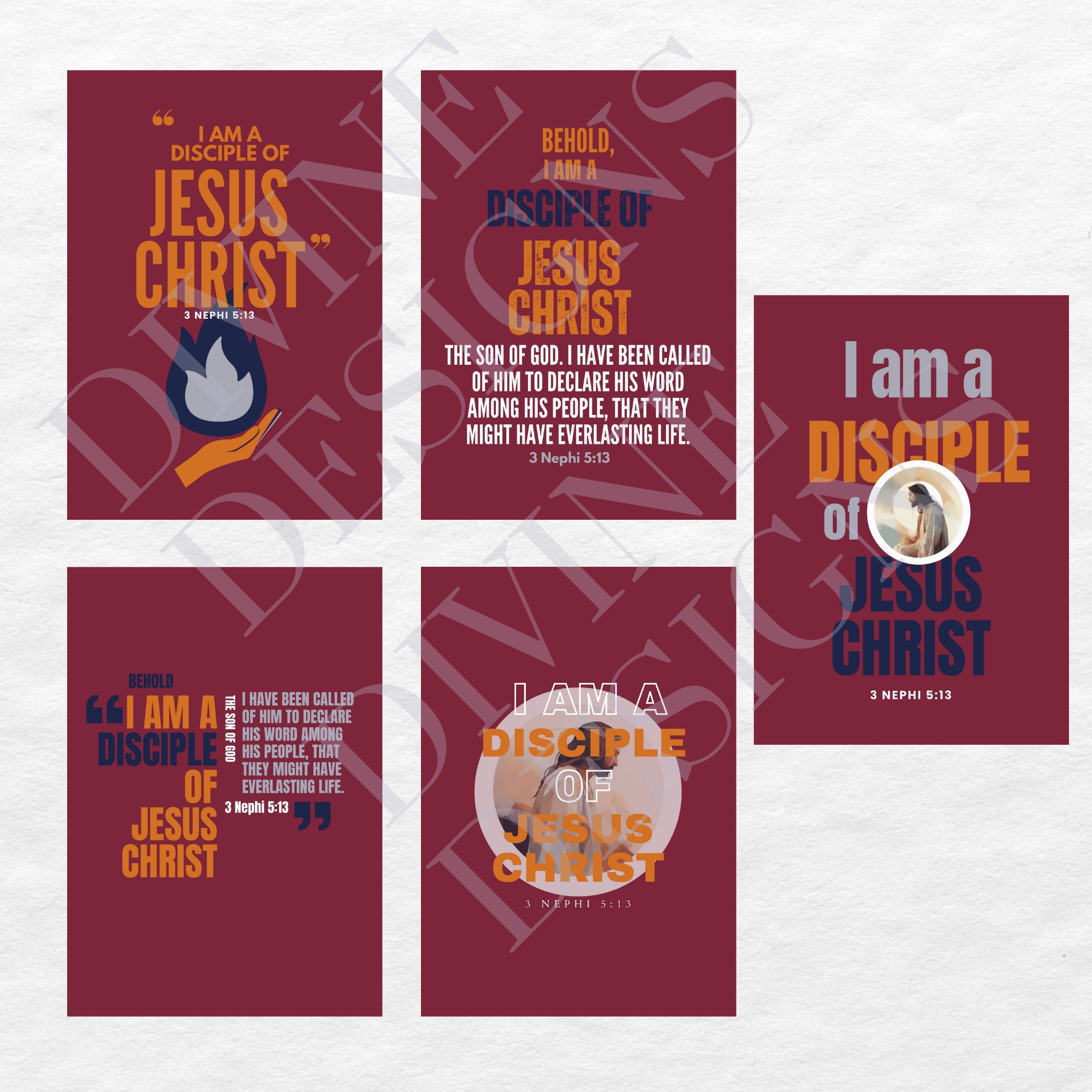 I Am a Disciple Posters for LDS Youth Young Women Teachers Seminary ...