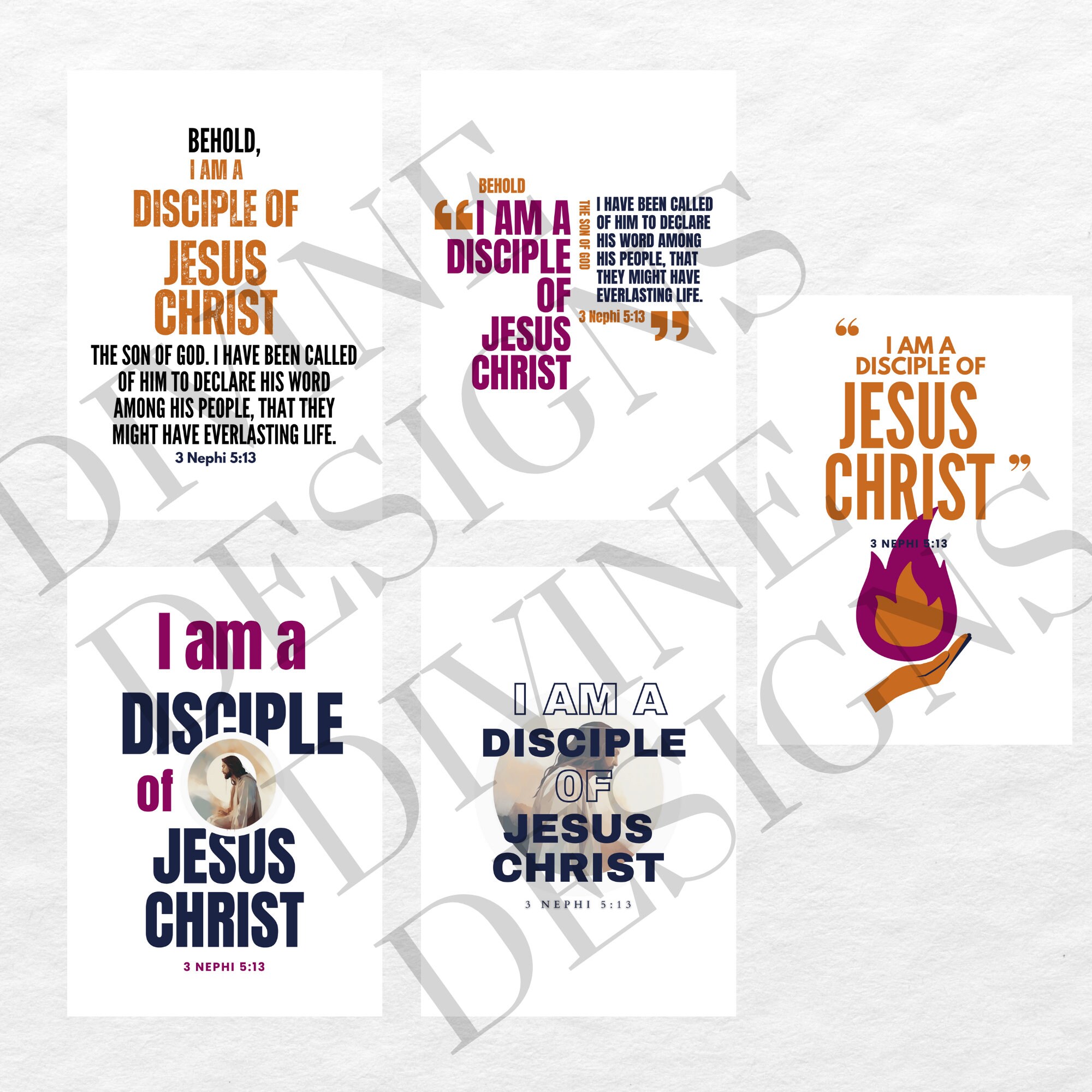 I Am a Disciple 2024 Posters LDS Youth Young Women Teachers Seminary ...