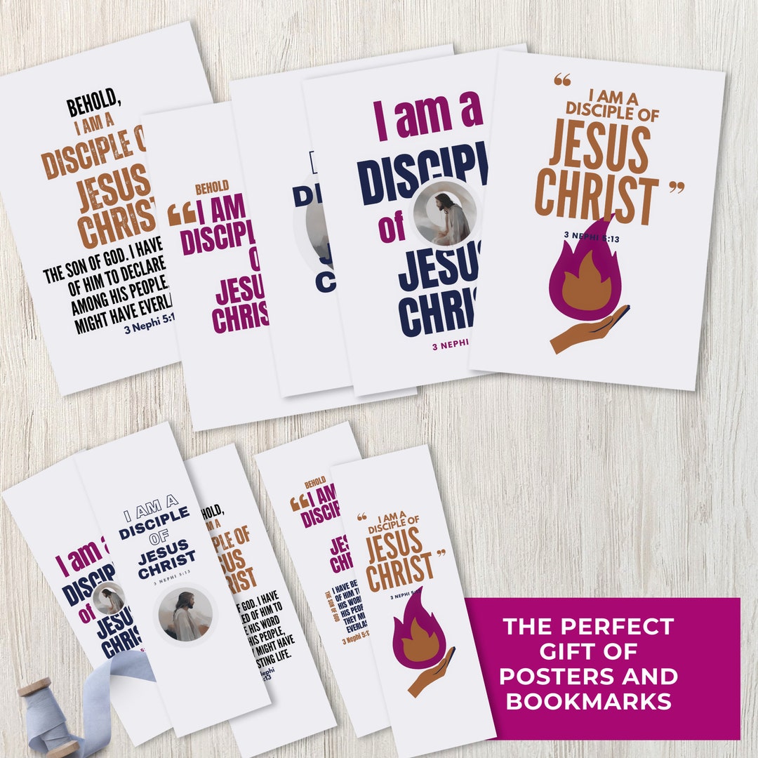 Bundle 2024 LDS Youth Theme Posters and Bookmarks Bulletin Board YW ...