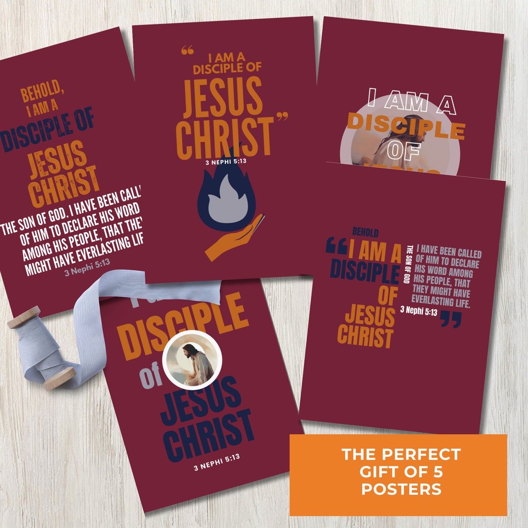 I Am a Disciple Posters for LDS Youth Young Women Teachers Seminary ...