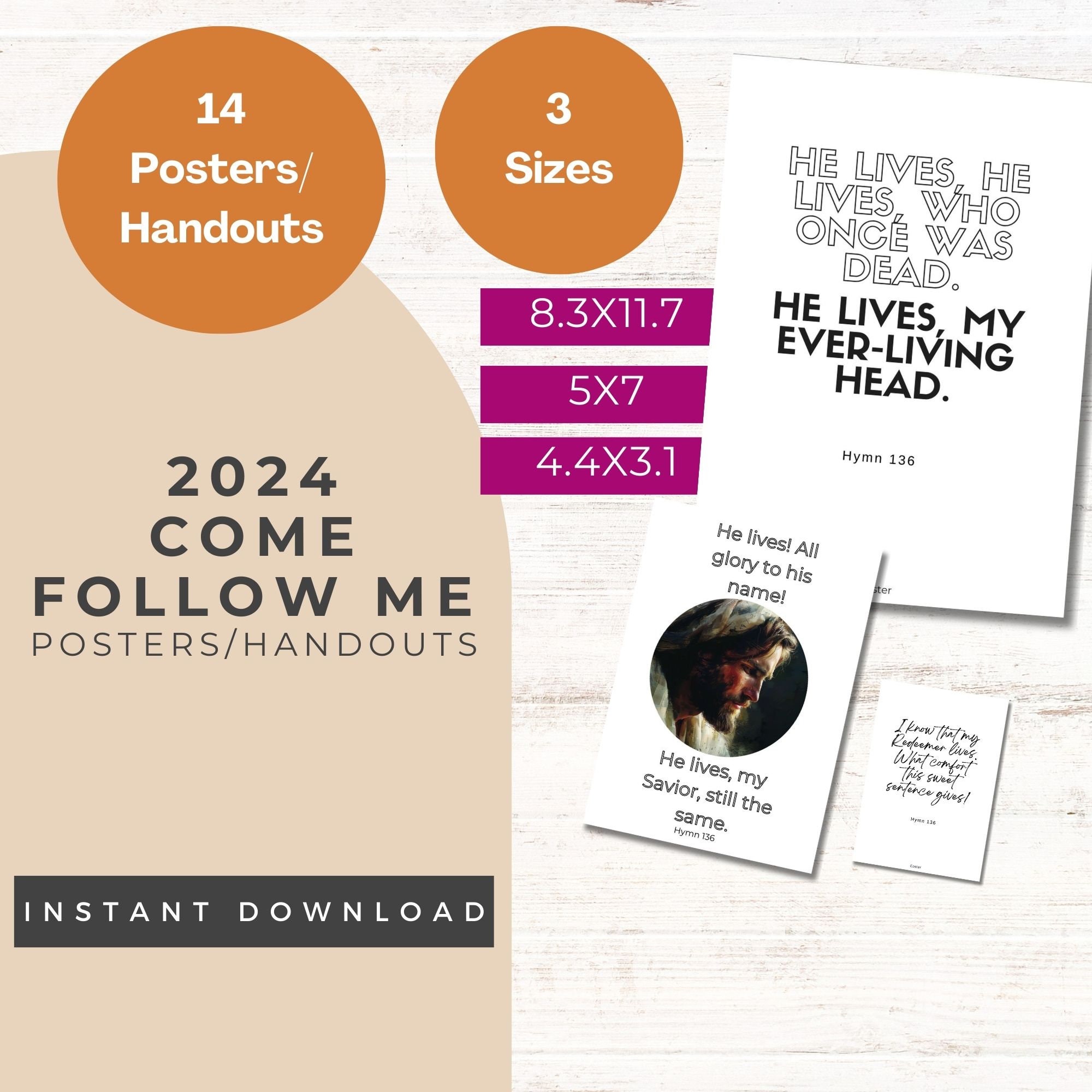 Come Follow Me Handouts LDS Scripture Printables Easter Young Women LDS ...