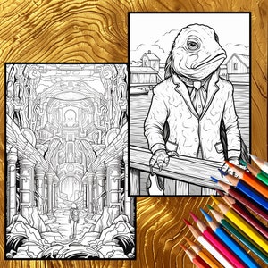 Eldritch Horrors Coloring Book - 43 Lovecraftian Designs, Adult ...