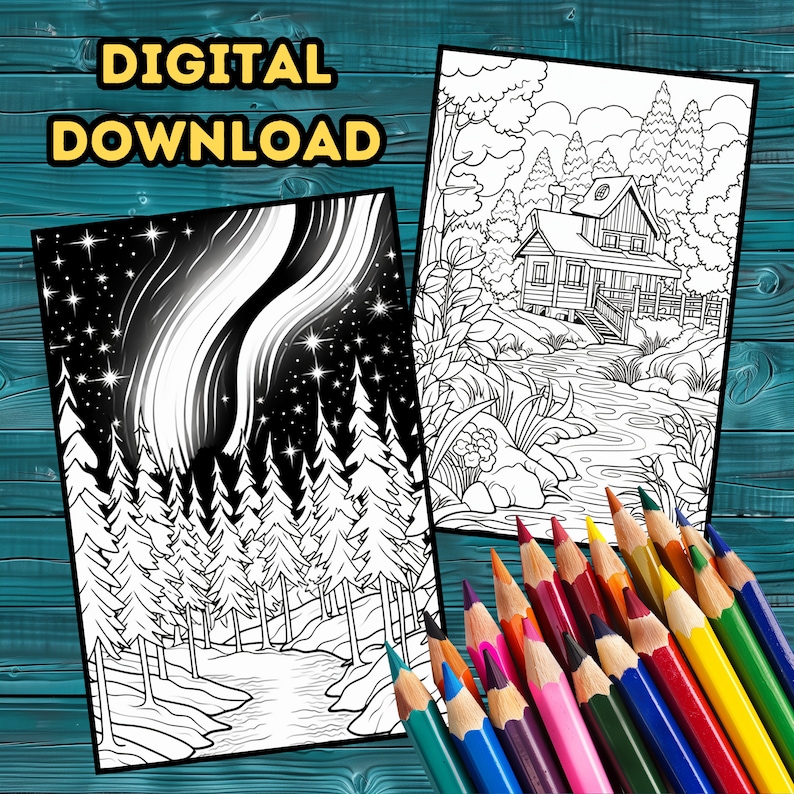 Canada Coloring Book - 35 Iconic Designs, Digital Printable, Instant ...