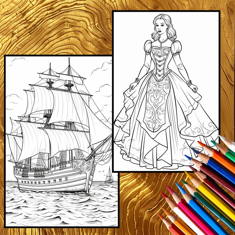 Renaissance Coloring Book - 47 Masterpiece Designs, Adult Coloring ...
