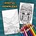 50 Africa Coloring Page Bundle - Adults and Kids Coloring Book ...