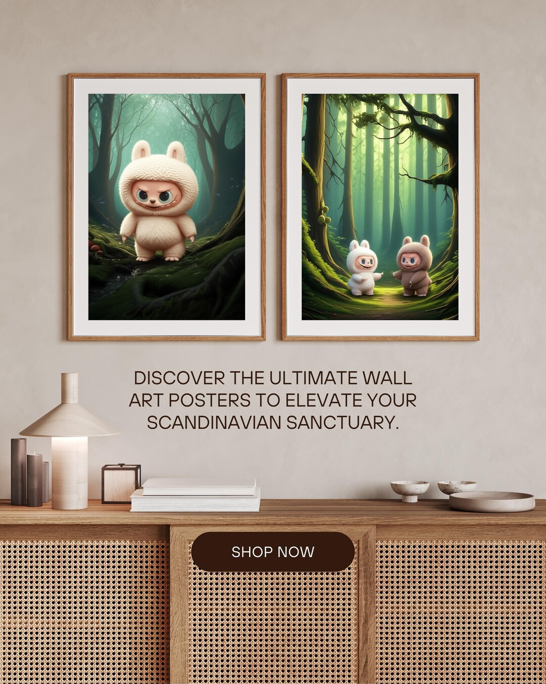 Labubu Doll Digital Print Art| Set of 5| HD Digital Prints - Etsy